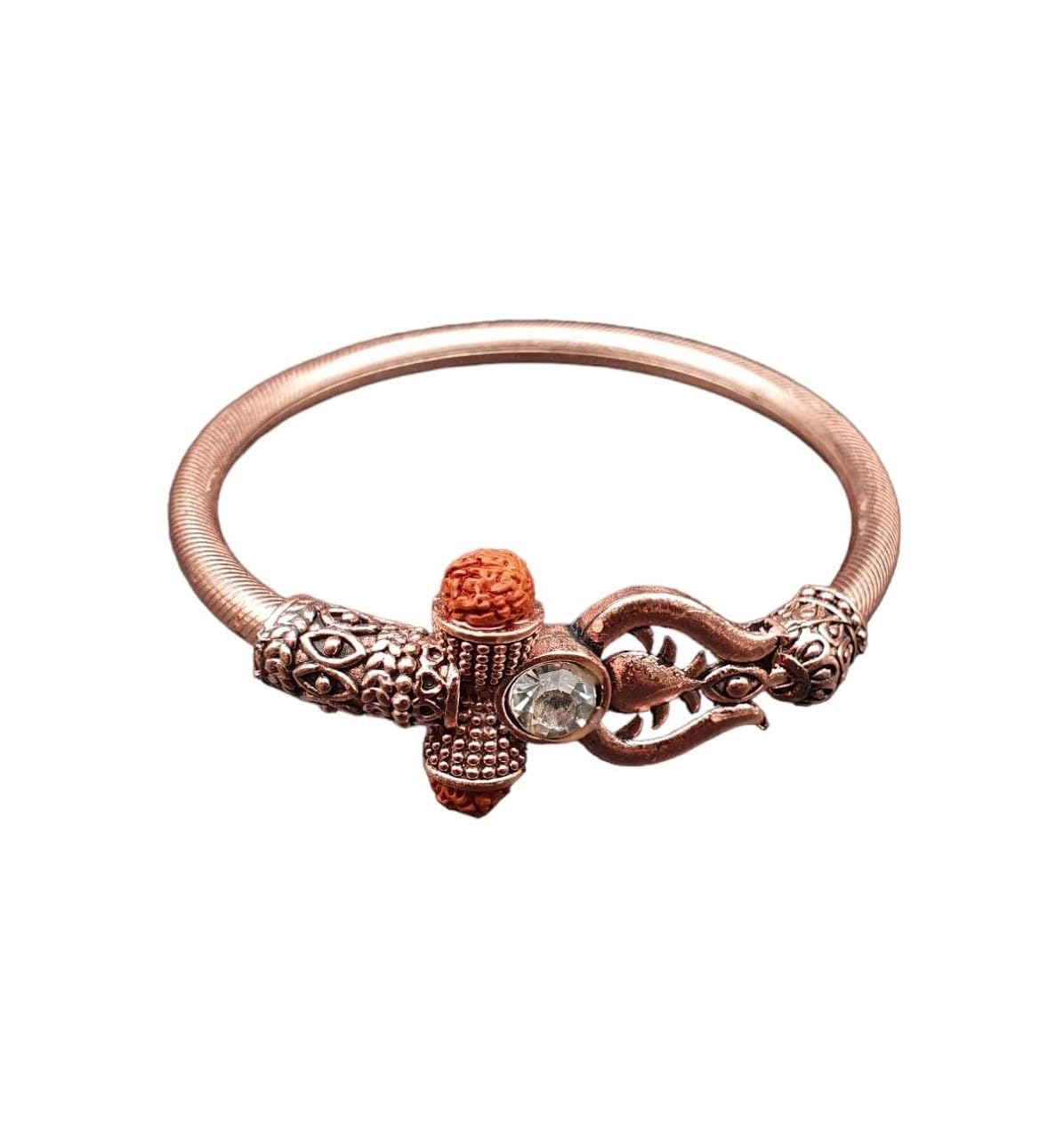 Buy Dharmsaar Copper Bahubali Kada For Men And Women,Original Shiv ...