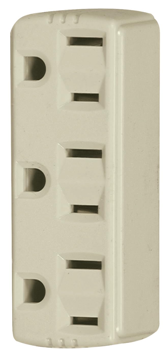 Eaton 1147V 15-Amp 2-Pole 3-Wire 125-Volt Three Outlet Tap Single ...