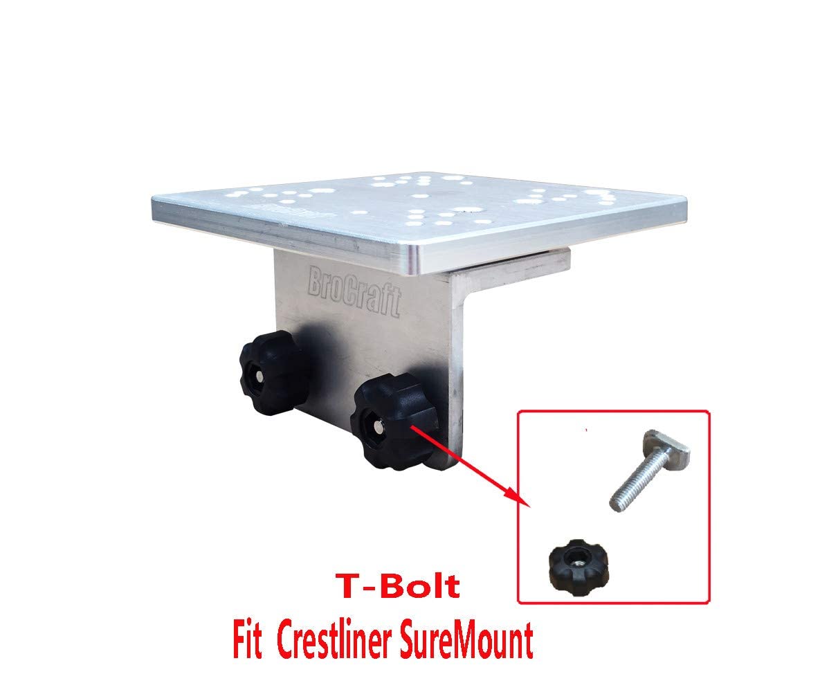 Snapklik.com : Crestliner Boat Downrigger Bracket/Downrigger Bracket ...