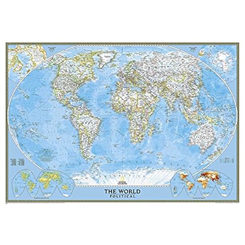 Snapklik.com : National Geographic World Wall Map - Classic - Laminated