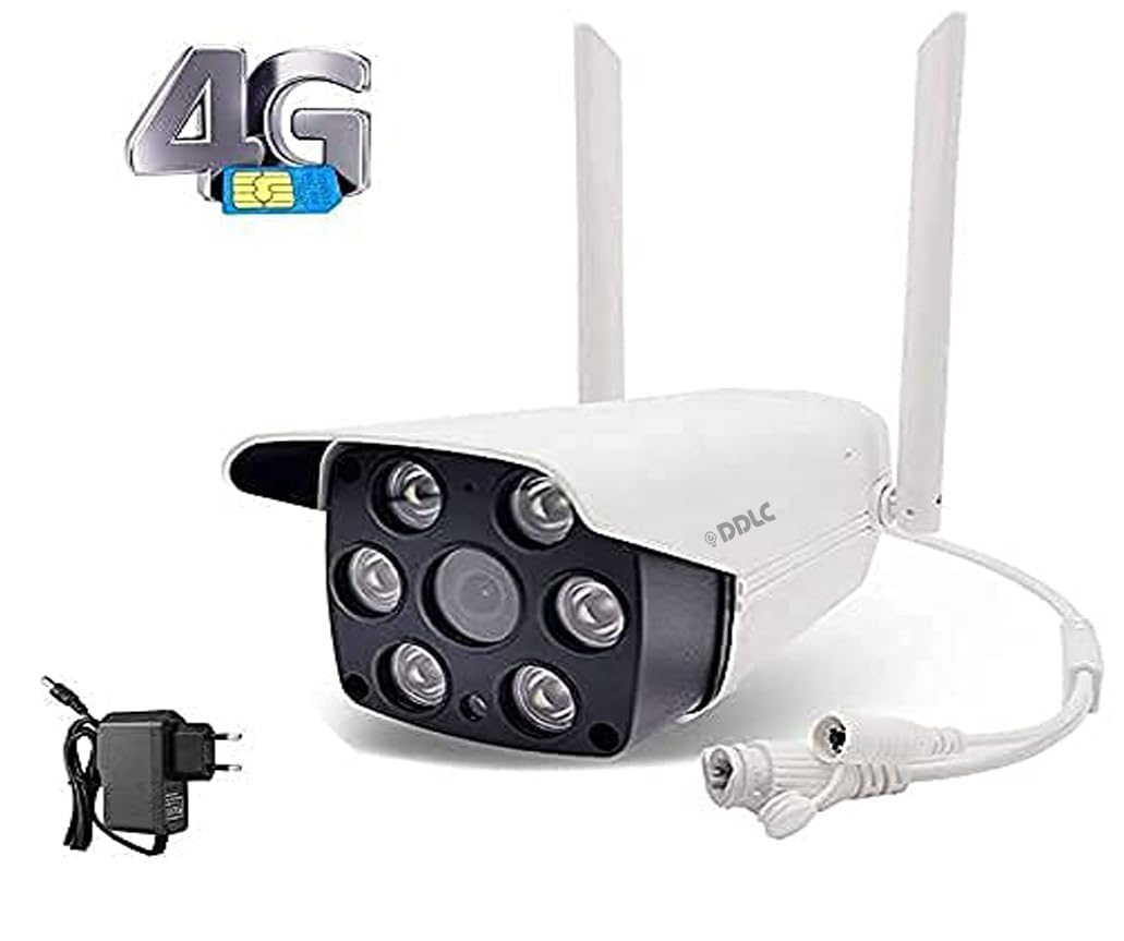 Buy DDLC 4G Outdoor CCTV Camera WiFi Bullet Wireless Security Camera ...