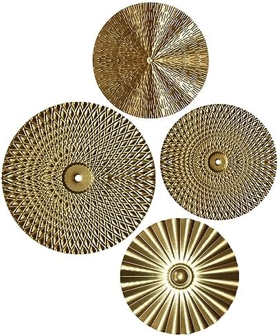 Amazon.com: Beeveer 8 Pcs Silver and Gold Metal Wall Decor Set Metal ...