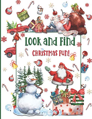 Look and Find Christmas Fun!: Seasonal Activity Book of Hidden Holiday ...