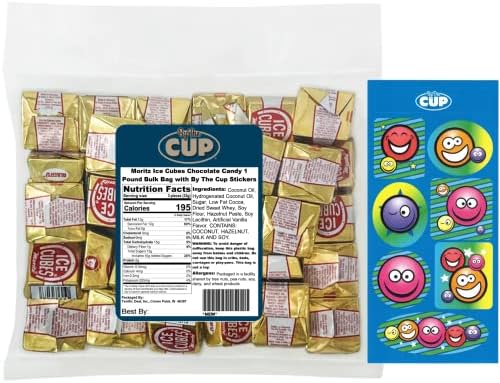 Amazon.com : Albert's Moritz Ice Cubes Chocolate Candy 1 Pound Bulk Bag ...