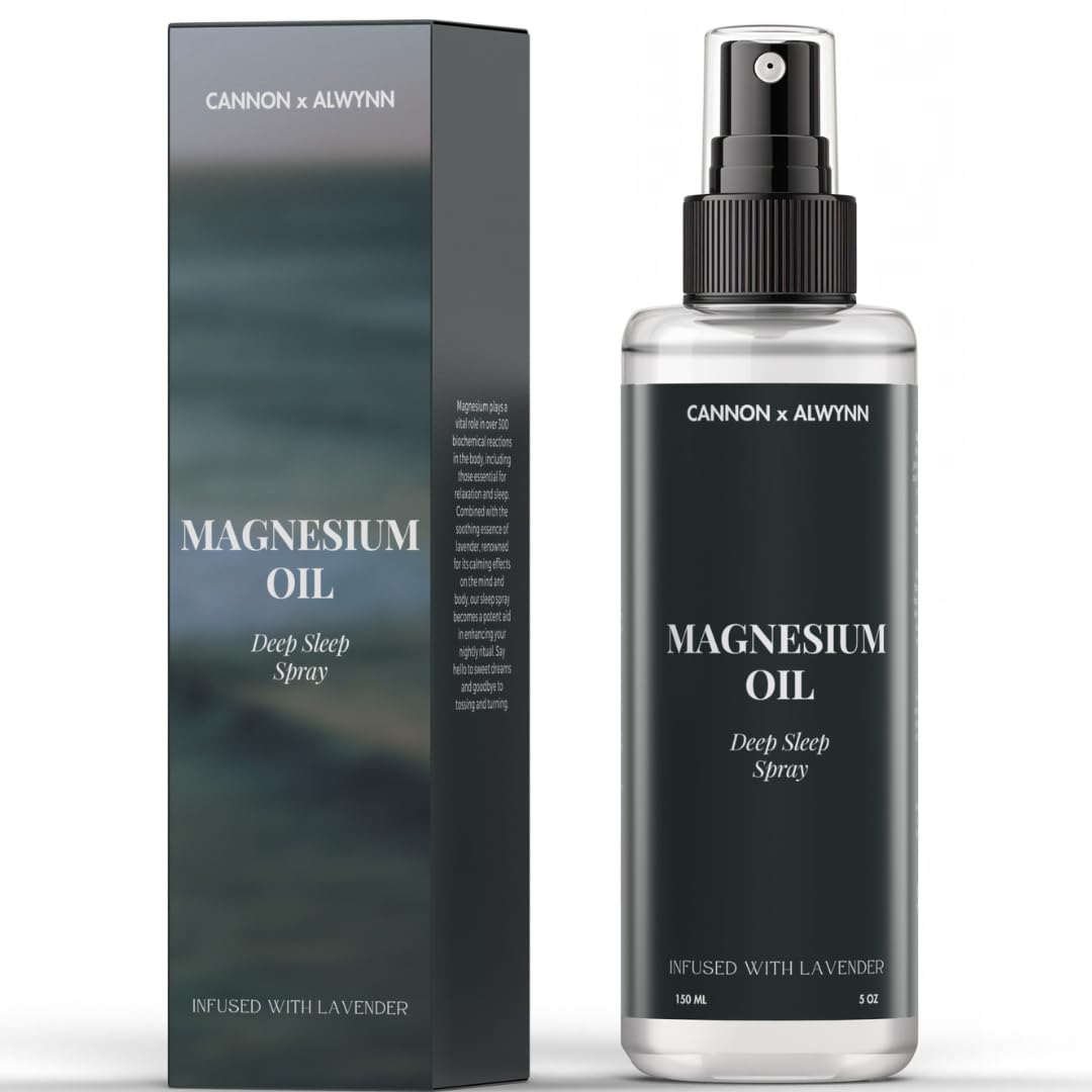 CANNON x ALWYNN Magnesium Oil Spray with Lavender for Deep Sleep ...