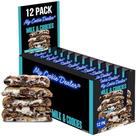 Amazon.com: My Cookie Dealer Soft Baked Cookies, Milk & Cookies (12 ...