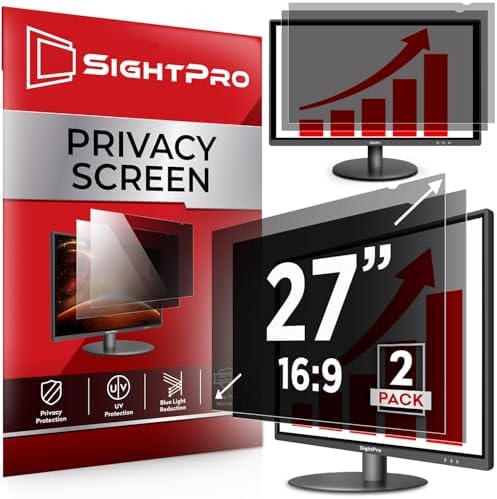 Amazon.com: [2 Pack] Premium Privacy Screen Filter for 27 Inches ...