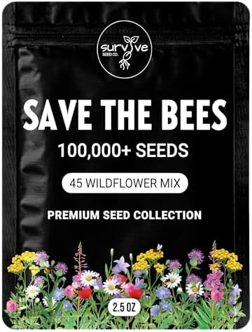 Amazon.com : Package of 100,000 Wildflower Seeds - Save The Bees Wild ...