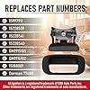 Amazon.com: Replacement Tailgate Handle Latch and Bezel Trim with Clips ...
