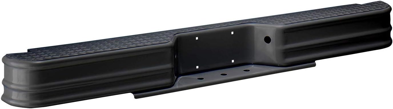Amazon.com: MBI AUTO - Steel Black, Complete Rear Step Bumper Assembly ...