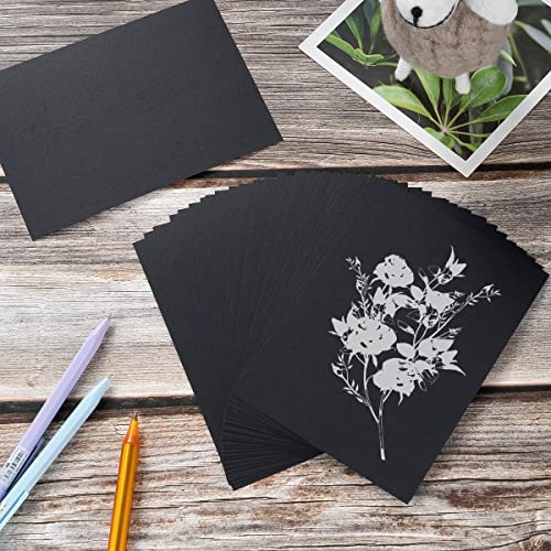 Snapklik.com : 100 Pack Thick Paper Cardstock Blank Heavy Cards Stock ...