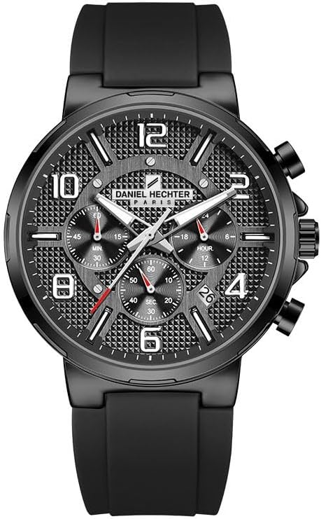 Daniel Hechter Analogue Black Dial Men's Watch-DHM1001-01 : Amazon.in ...