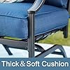 Amazon.com: Top Space Rocking Patio Chairs Outdoor Metal Furniture ...
