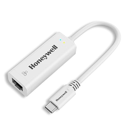 Honeywell High-Speed Type C to RJ45 Gigabit Ethernet Adapter, 10/100 ...