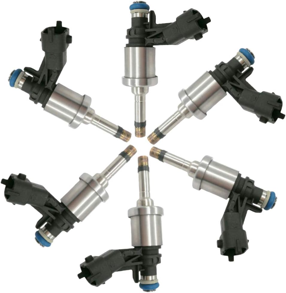 Amazon.com: NewYall 6Pcs Fuel Injectors for Cadillac CTS STS Saturn ...