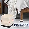 Amazon.com: uxcell Furniture Risers 1.5 Inch, 4Pcs Square Bed Risers ...