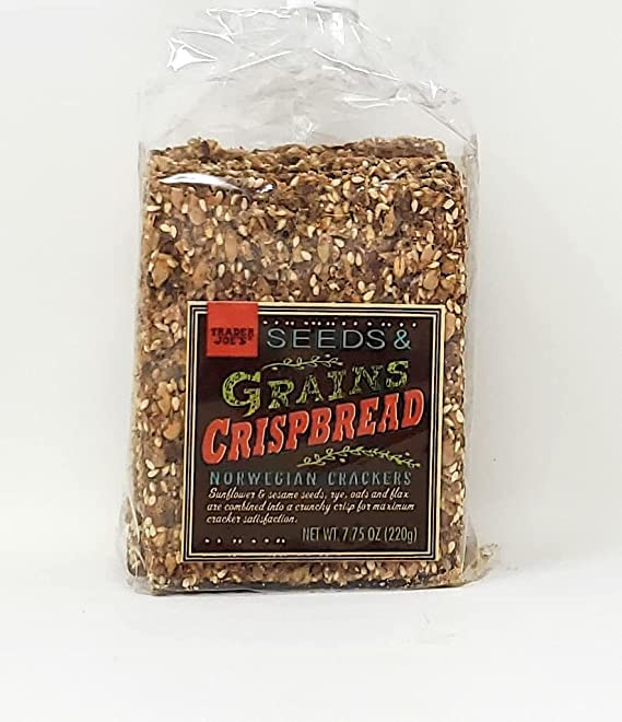 Amazon.com: Trader Joe's Seeds & Grains Crispbread Norwegian Crackers Net Wt. 7.75 Oz (220g ...