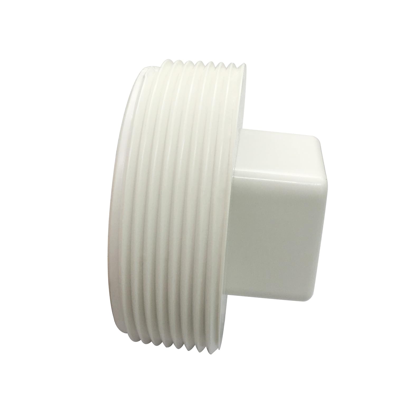 Snapklik.com : Fitvell 3" NPT Male Threaded PVC Cleanout Plug