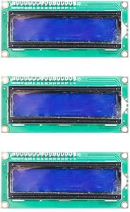 Amazon.com: JESSINIE 3PCS 1602 LCD Display Module I2C IIC 16X2 ...