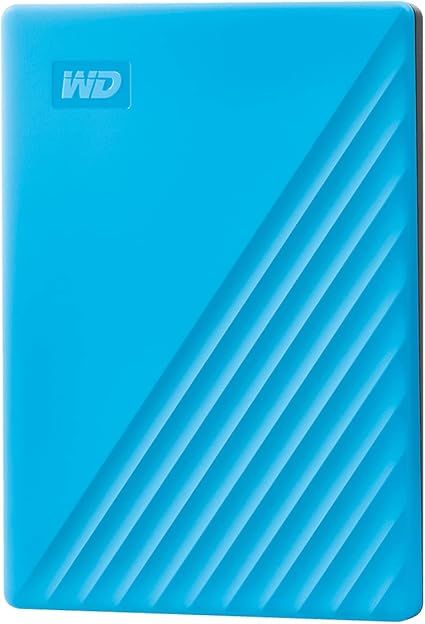 WD 2TB My Passport Portable External Hard Drive, Blue - WDBYVG0020BBL ...