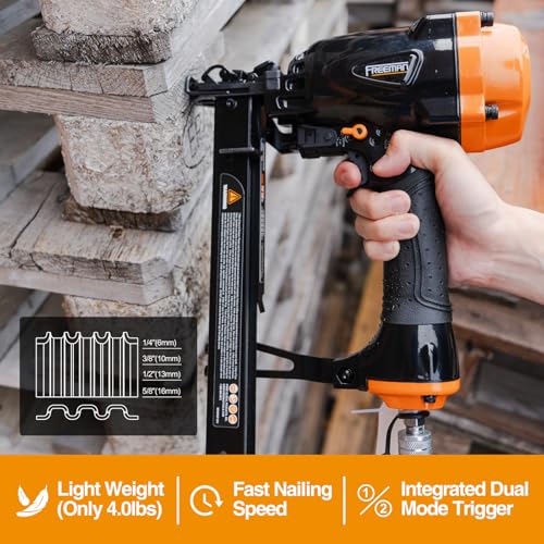 Snapklik.com : Freeman PWS16 Pneumatic 5/8" Corrugated Stapler