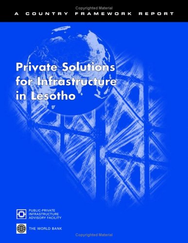 Amazon.com: Private Solutions for Infrastructure in Lesotho (Country ...