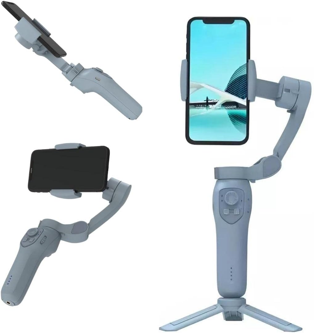 Gimbal para celular Estabilizador Portátil Dobrável 3 Eixos ...