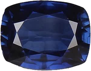 Amazon.com: SAS GEMS Natural Blue Sapphire Ceylon Cornflower 10.00 Ct. Cushion Loose Certified ...