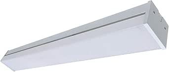 Diodesy 2-Foot LED Linear Bracket Light Fixture, 18W, 120-277V, Built ...