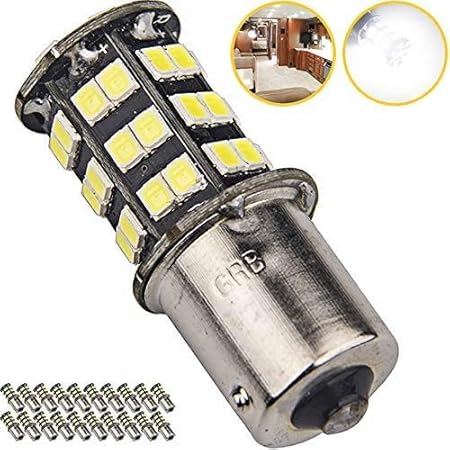 Amazon.com: 20x LED Light Bulb RV 1156 1141 1003 BA15S 68-SMD LED Super ...