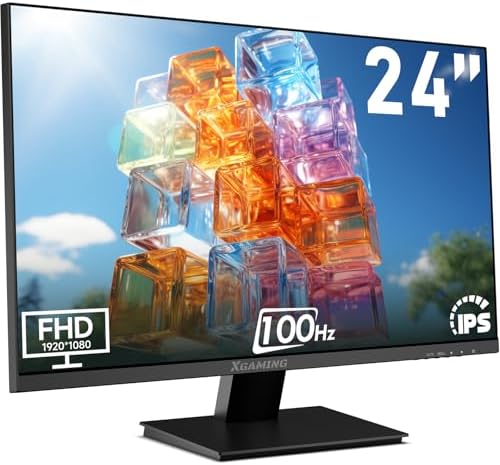 Amazon.com: 24 Inch Monitor 1080P 100Hz, FHD Frameless Computer Display ...