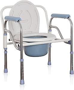 Amazon.com - Folding Bariatric Commode Chair, Bedside Commode Chair ...