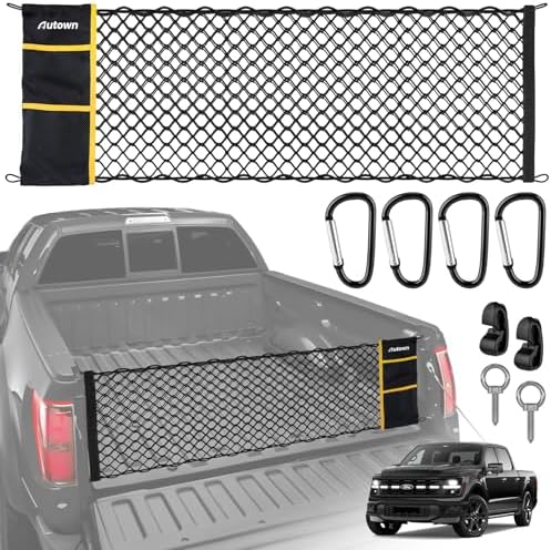 Amazon.com: AUTOWN Truck Bed Cargo Net, Envelope Style Bed Netting for ...