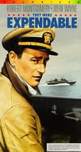 Amazon.com: They Were Expendable (colorized version) [VHS] : Robert ...