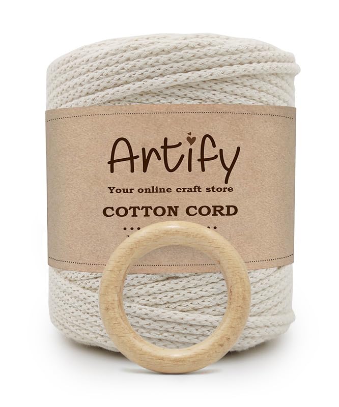 Artify | Knitted/Braided Macrame Cord (4mm, 100 Meter) | Get Free 5cm ...