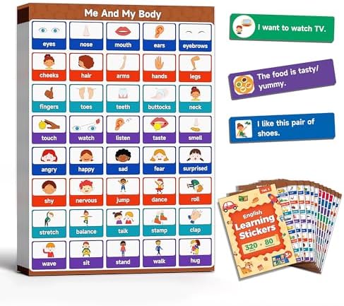 Amazon.com: TIME X- English Learning Stickers for Kids 3+, Sight Words ...