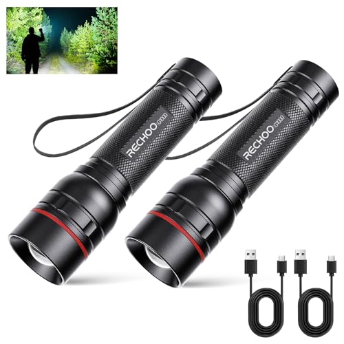 Rechargeable Flashlight, KOOPER Tactical Flashlight High Lumens, Super ...