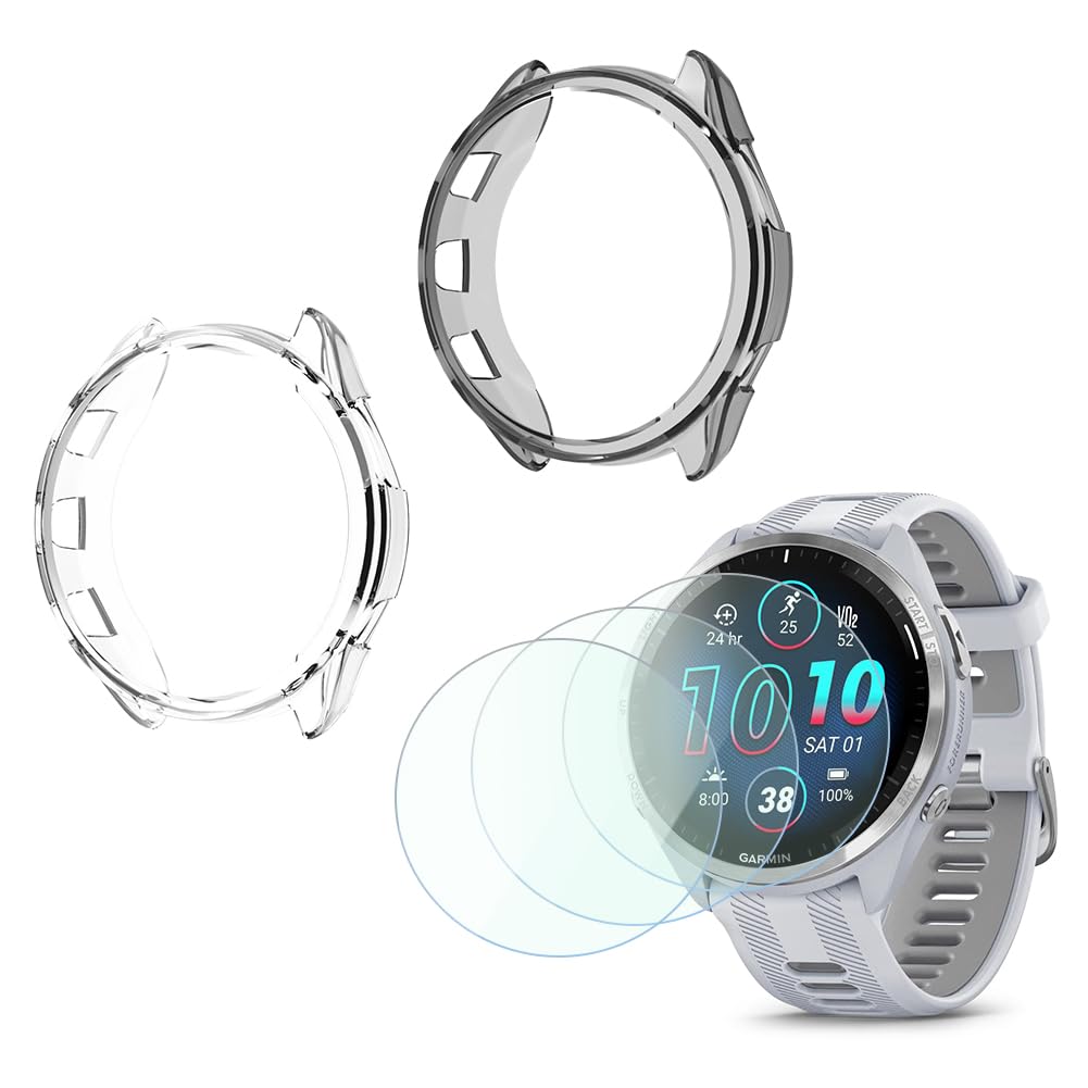 Amazon.com: FONTRON Smartwatch Screen Protector Compatible for Garmin ...