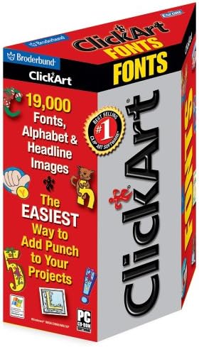 ClickArt Fonts 4 : Amazon.com.mx: Software