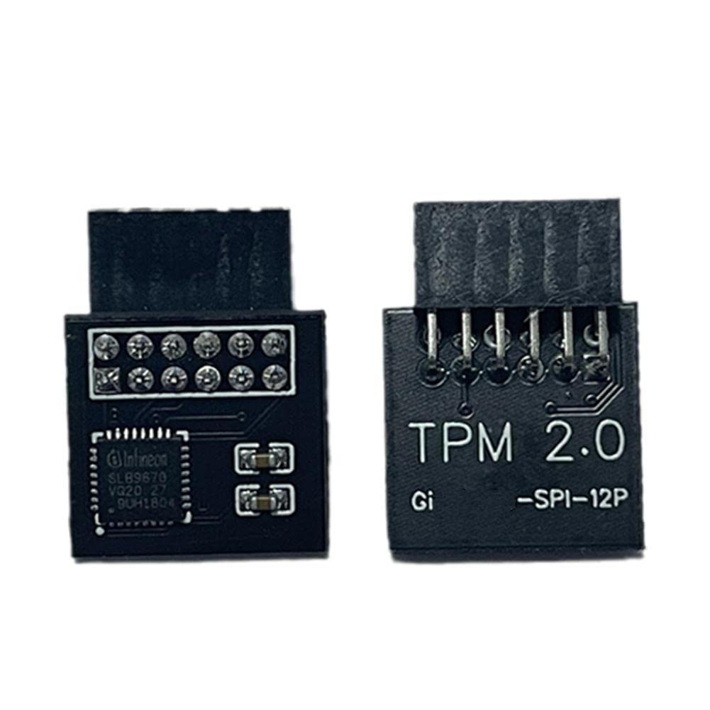 Buy TPM 2.0 Encryption Security Module Remote Card for Windows 11 Upgrade LCP SPI TPM2.0 Module ...