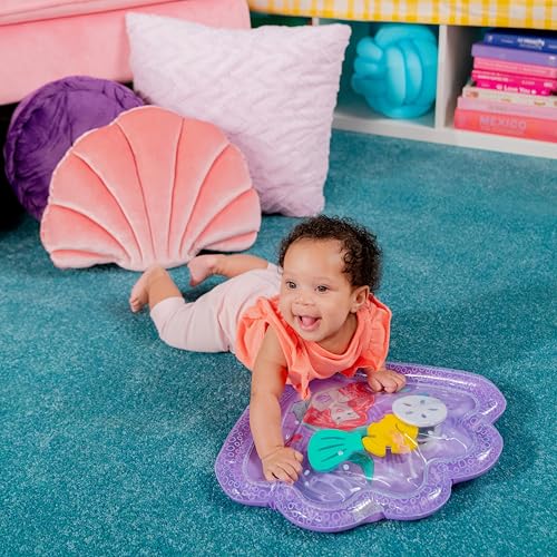 Bright Starts Disney Princess Ariel Tummy Time Water Mat, The Little ...