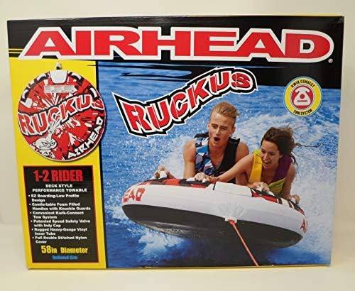 Sporting Goods NEW Airhead Ruckus 58 2-Person Towable Tube Inflatable ...