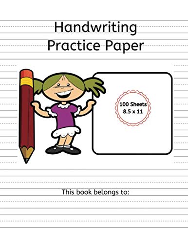 Amazon.com: Handwriting Practice Paper: 100 Sheets Mid Line Dotted ...