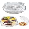 Amazon.com: 10pcs Plastic Pie Container with Lid,10in Disposable Pie ...
