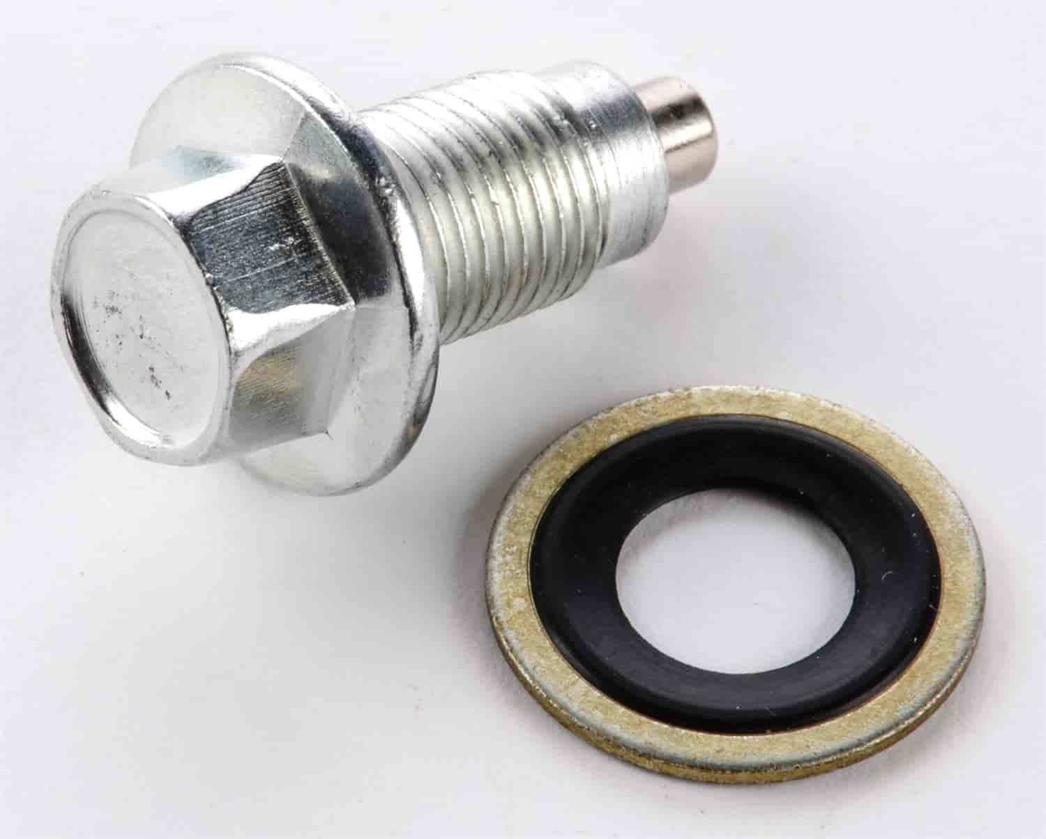 Amazon.com: JEGS Magnetic Oil Pan Drain Plug Kit | 1” Thread Length | 1 ...