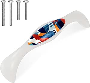 White Kitchen Cabinet Handles - Wave Style Drawer Pulls Handle Set for ...