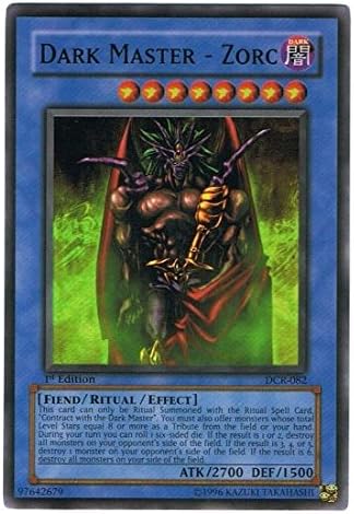 Amazon.com: Yu-Gi-Oh! - Dark Master - Zorc (DCR-082) - Dark Crisis ...