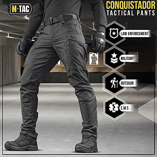 M-Tac Conquistador Flex Tactical Pants - Military Men's Cargo Pants ...