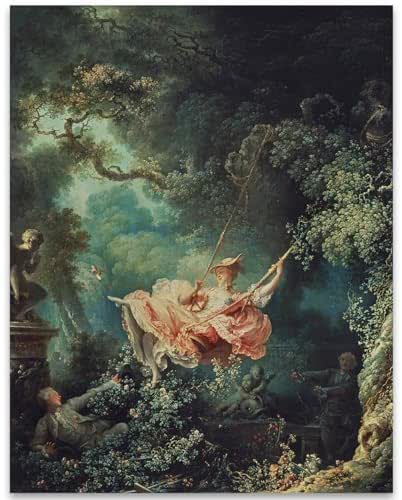 Amazon.com: The Swing by Fragonard - Young Woman on a Swing in a Lush ...