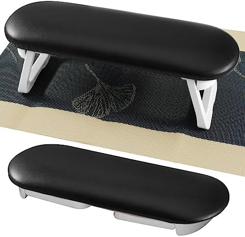 Amazon.com: Diesisa Nail Arm Rest, Foldable PU Leather Nail Hand Rest ...